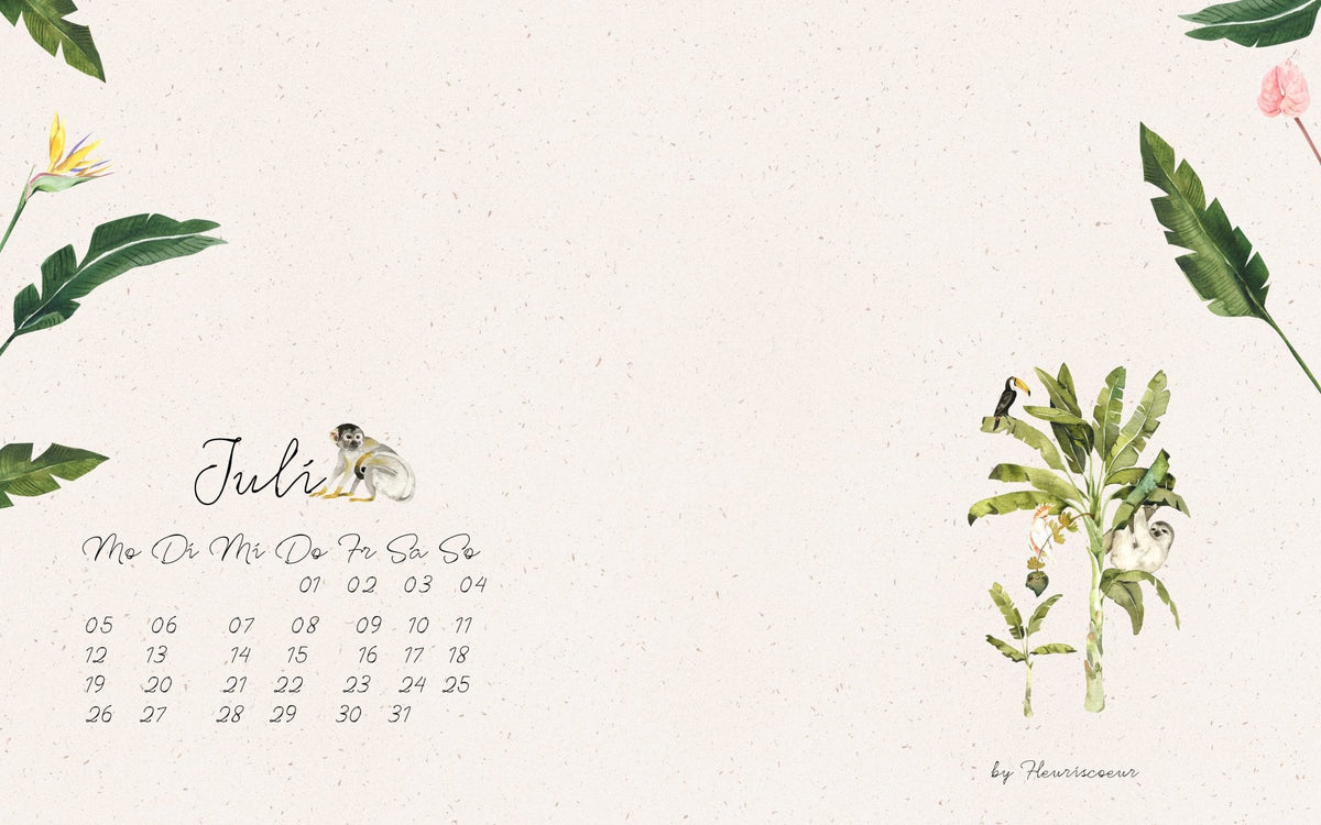 Kostenloses Juli Wallpaper – FLEURISCOEUR